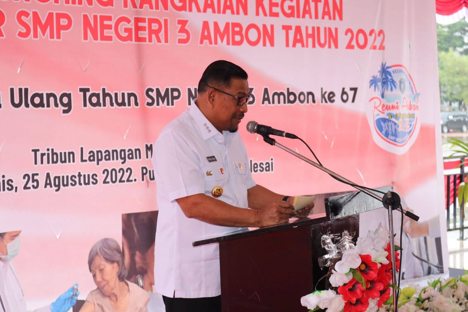 Gubernur Maluku Launching Pelayanan Kesehatan di SMPN 3 Ambon