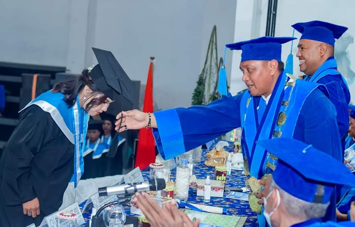 Dalam Acara Wisuda, Direktur Polikant Jelaskan Proses Akreditasi institusi
